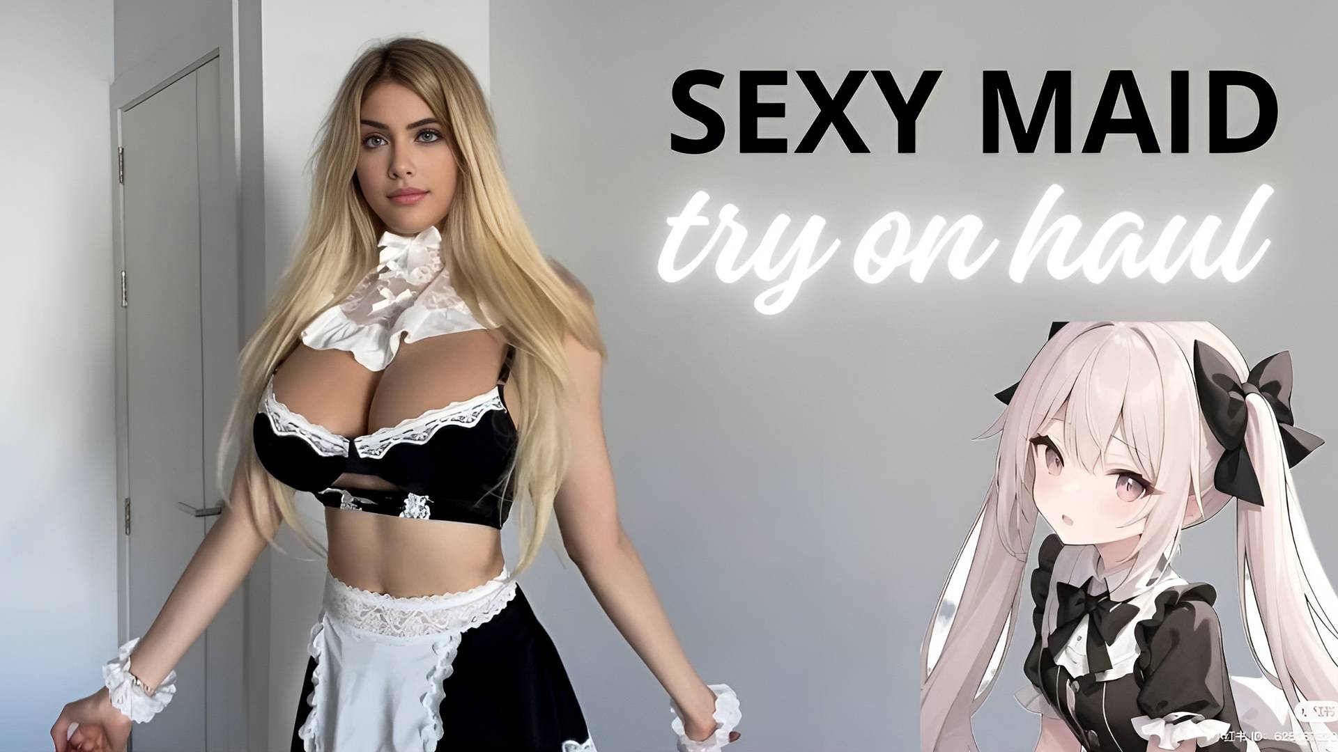 Evelyx Rose - Maid Lingerie Try On