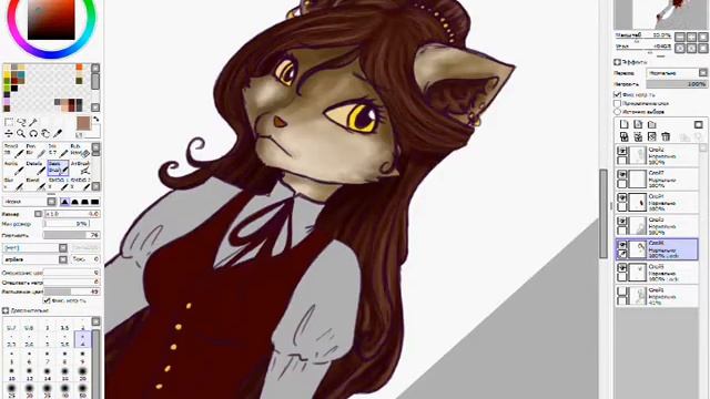 Draw in Pain Tool SAI by Klabiama