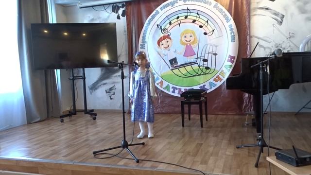 "Росиночка-Россия", исполняет Варвара Кутергина, Диплом I Степени