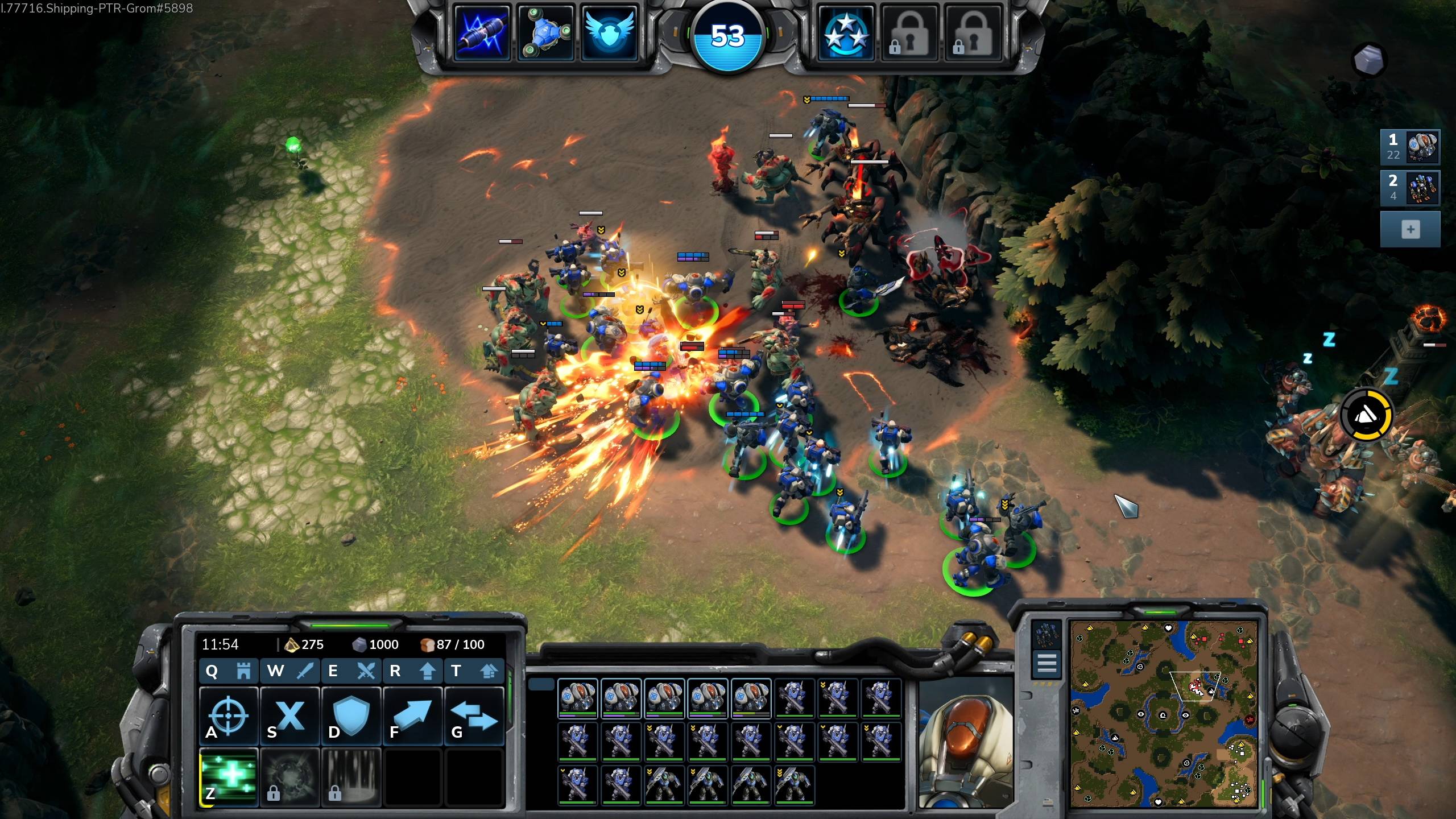 [04.11.24] Stormgate: 1v1 [Vanguard vs. Infernals] [карта: Furious Resolve] (new patch 0.1.2)