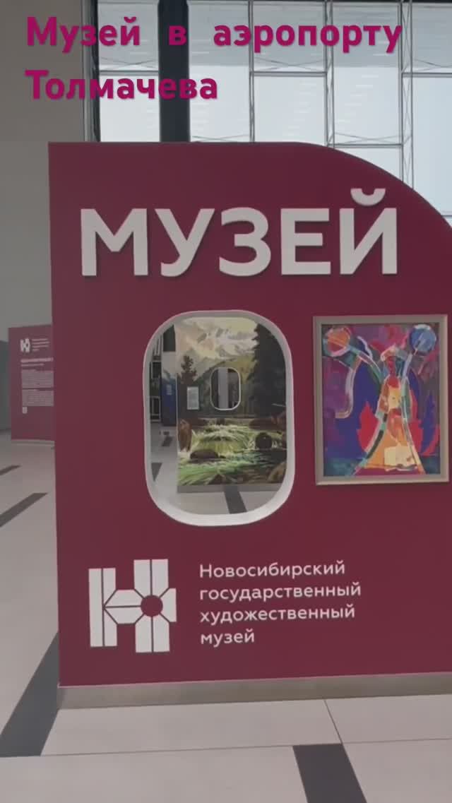 Музей в аэропорту Толмачева г. Новосибирск #аэропорт #новосибирск