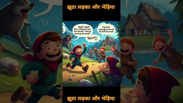 The liar Boy and the Wolf | झूठा लड़का और भेड़िये की कहानी |