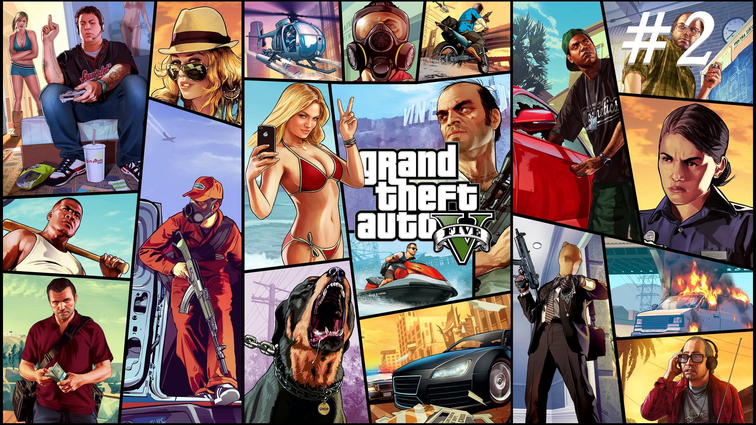 Прохождение Grand Theft Auto V. Часть 2. Запись стрима.