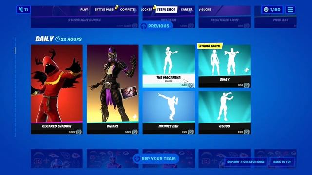 The Last Item Shop For Fortnite Season 7 + New Trespasser Elite Skin ...