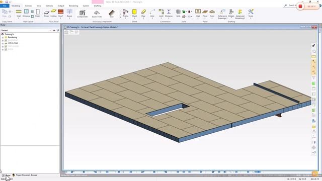 Vertex BD Урок №10. Каркас для пола