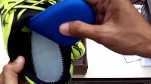 Sepatu Lari Mizuno Wave Hitogami Yellow J1GA158003 unboxing