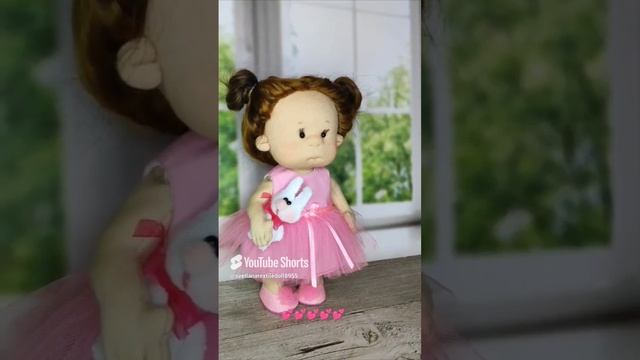 Кнопочка в розовом платье❤