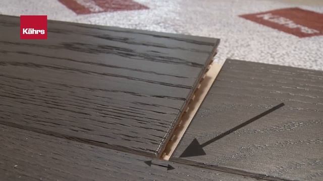 Kahrs Woodloc 5S® normal installation обычная укладка