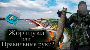 Жор щуки! наловить мешок ? легко! Воблеры в шахте. Жадные поклевки