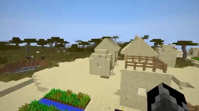 Minecraft Flower Forest Biome, Desert Village and Mega Ravine Seed ...
