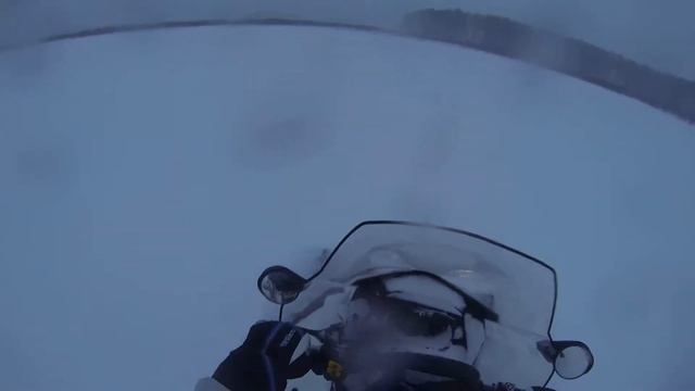 первый раз на снегоходе Lynx Alpine 69 /1