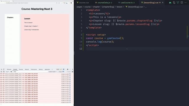 008-Mastering Nuxt - Loading in Course Data - HD