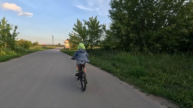 просто прогулка на веле с младшим сыном, просто GO PRO, просто качество съемки GO PRO...