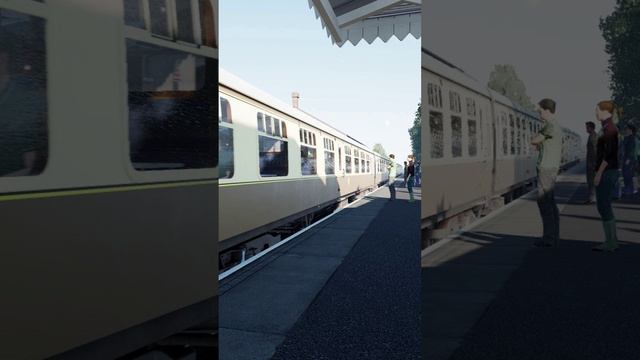 TSW5, «Class 33 GRN прибывает на станцию Dunster»