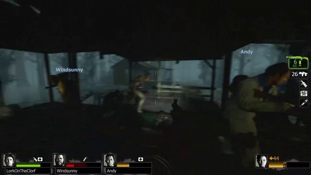 Квашляндия против зомби в Left 4 Dead 2)))