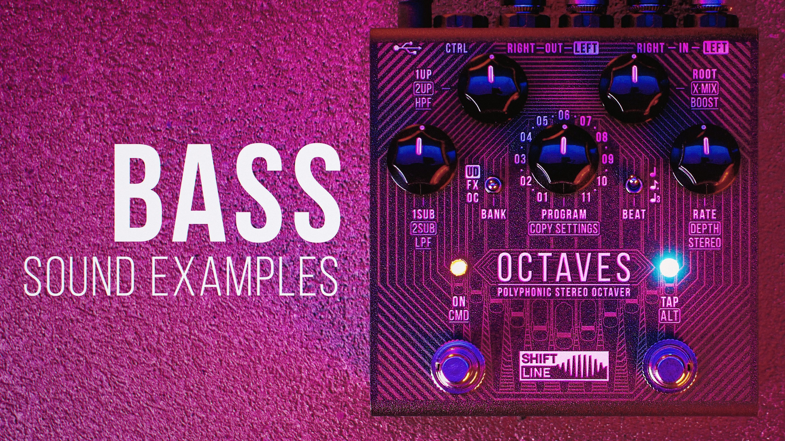 Shift Line Octaves | Bass Sound Examples