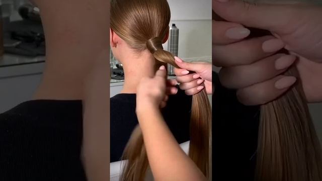 Вечерний гладкий хвост от Татьяны Патеевой с BABYLISS PRO ELIPSIS
