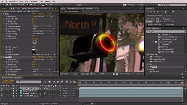 08. Setting keyframes and adding effects