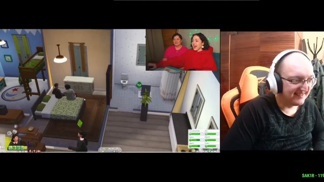 Реакция Пчелы на Anastasiz РОЖАЕМ С МАМОЙ В SIMS 4 С МОДАМИ