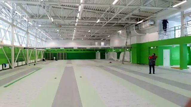 Система разделения зала в центре фехтования Ильгара Мамедова