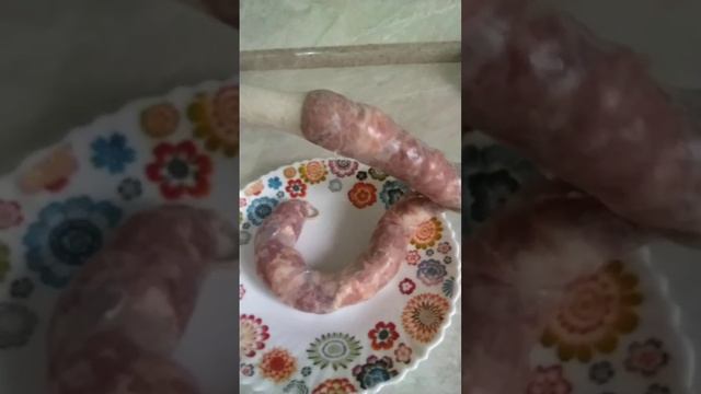 #shorts #еда #вкусно.Домашняя колбаса.mp4