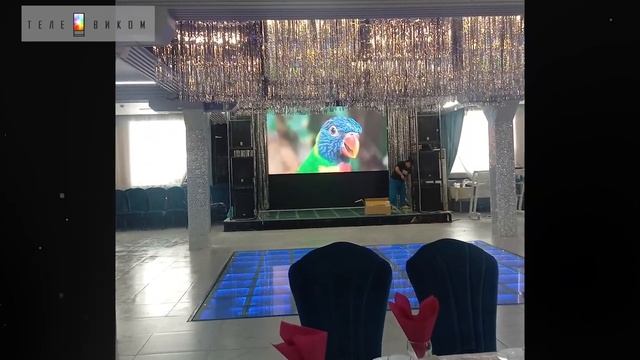 LED экран для сцены ресторана от компанииТелевиком