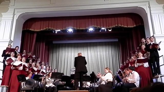 Духовой оркестр и академический хор муз. училища им. П.И. Чайковского, выступление 1 (21.03.2023)