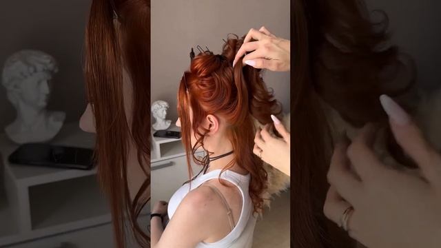 Собираем высокий текстурный пучок! #hairstyle #hairtok #hairtutorial #hair #beauty