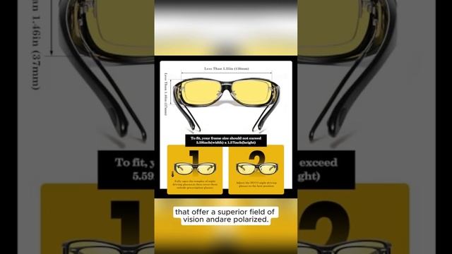 Drive Safer with DUCO Night Vision Glasses - Polarized UV400 Eyewear for Enhanced Visibility