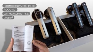 Распаковка умной ручки HOGO RO1 для межкомнатных дверей