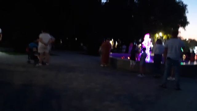 Танцующие фонтаны в Анапе