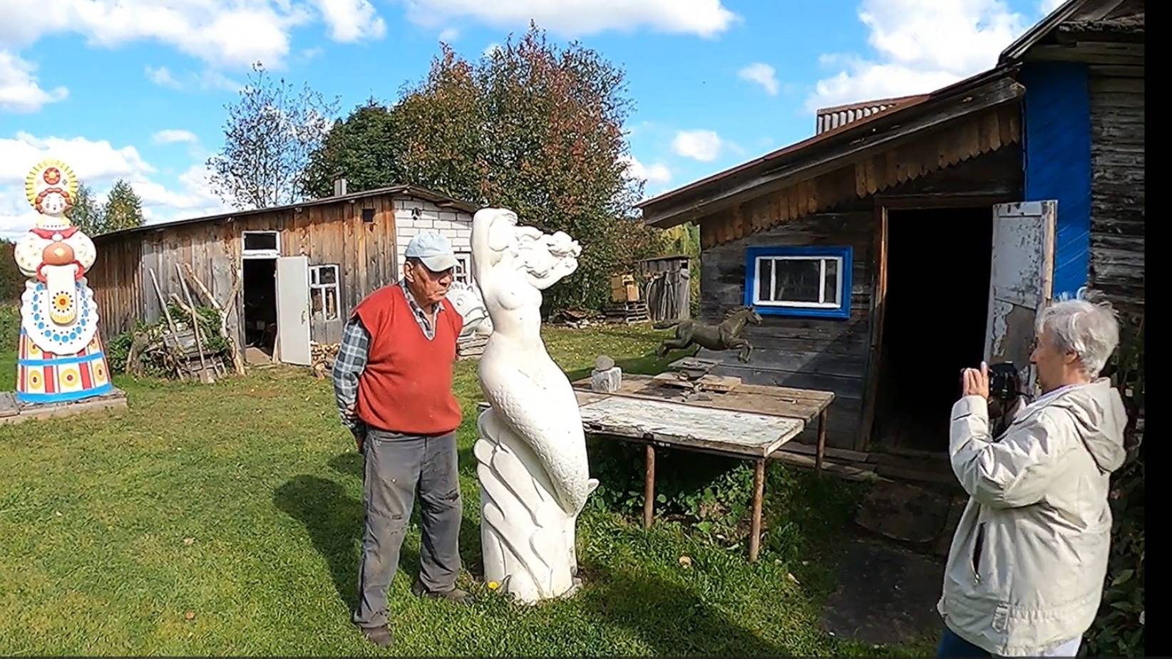 1) село Ошеть. Сунский. Усадьба скульпторов Леденцовых