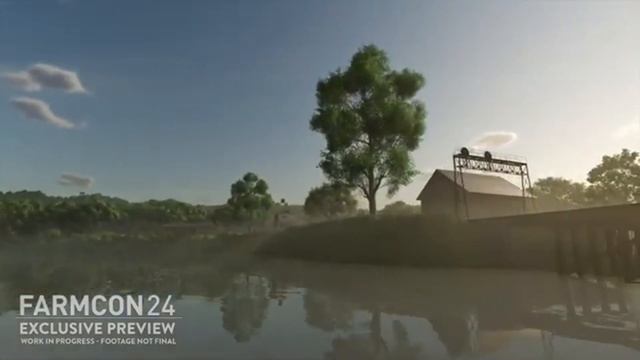 Игровой процесс FS25 - Производства | Лодки и водные пути на карте США | Farming Simulator25#fs25