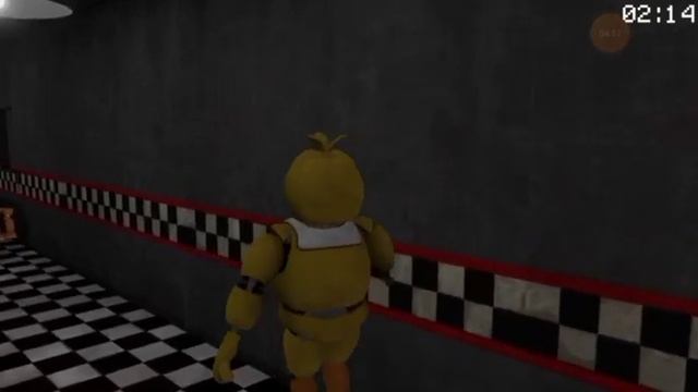 ЧИКА,ФОКСИ,ЗОЛОТОЙ ФРЕДДИ НА ОХРАНИКА #FNAF SIMULATOR