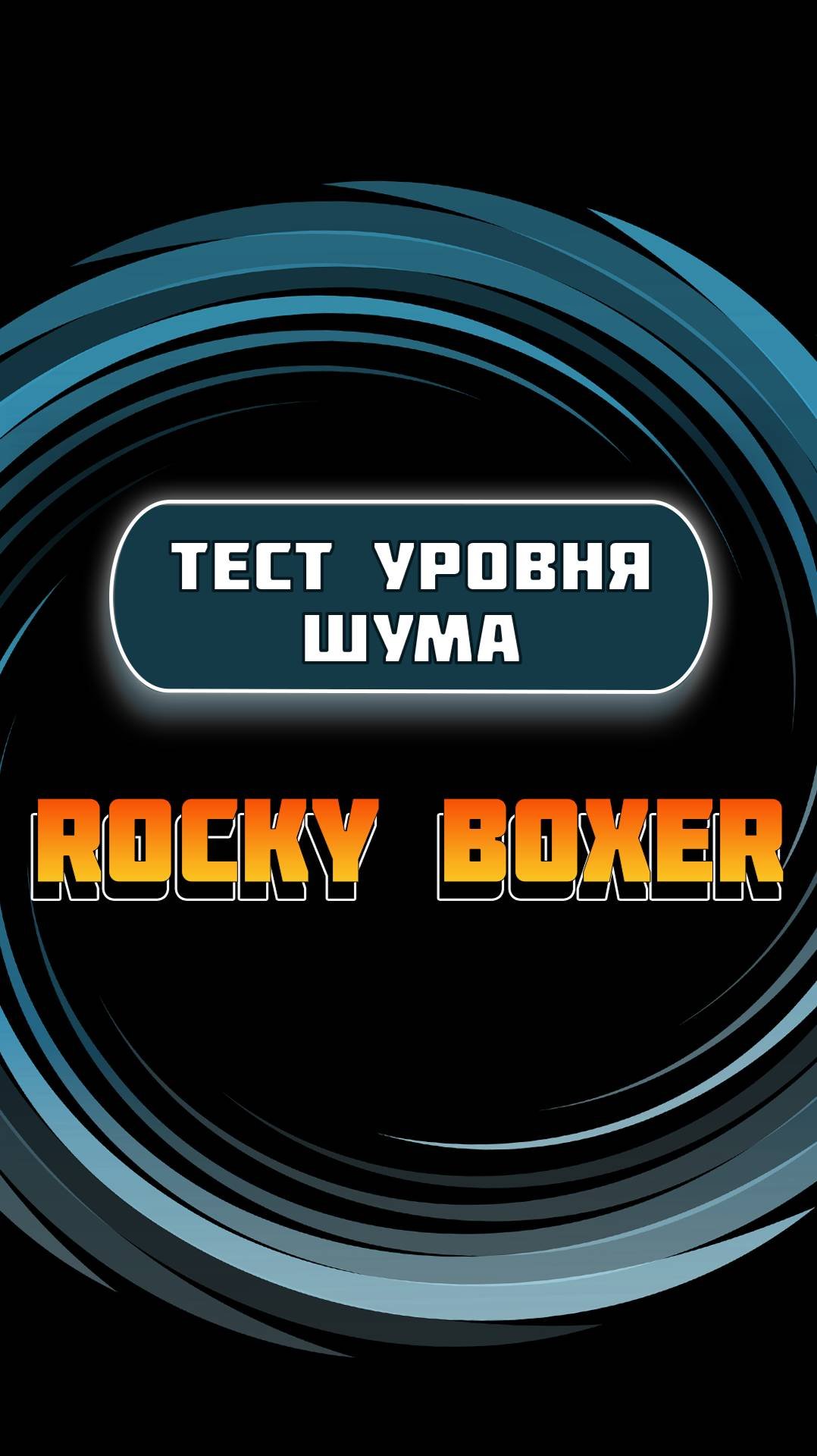 Тест уровня шума набивной груши Rocky Boxer