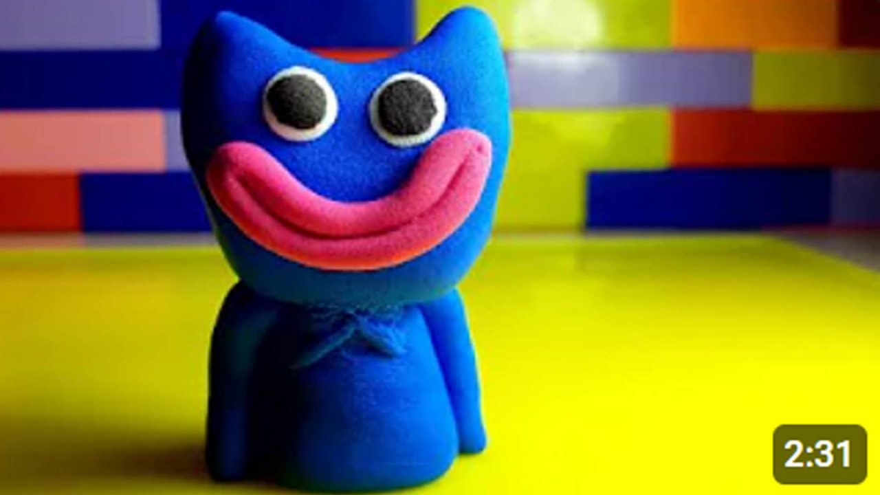Хагги Вагги из пластилинаЛепим Хаги Ваги из Поппи плейтаймPlasticine Huggy Waggy Poppy Playtime