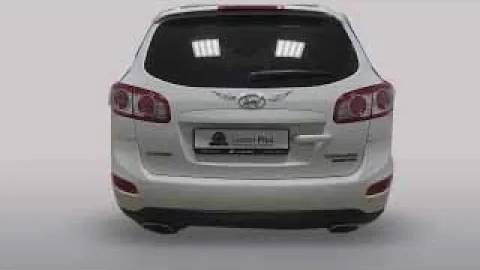 Установка фаркопа Leader H215-А. Hyundai  Santa Fe (внедорожник), номер кузова (CМ), 2006–2012 г.в.