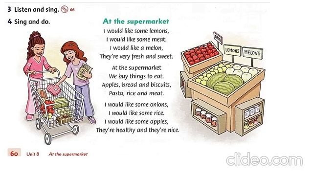 3 Family and Friends song At the supermarket