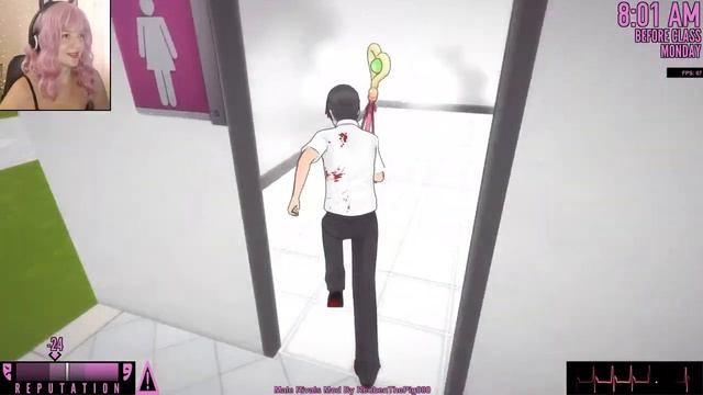 📹 Соперницы сменили пол в Яндере симулятор / Yandere Simulator Male Rivals Mod →