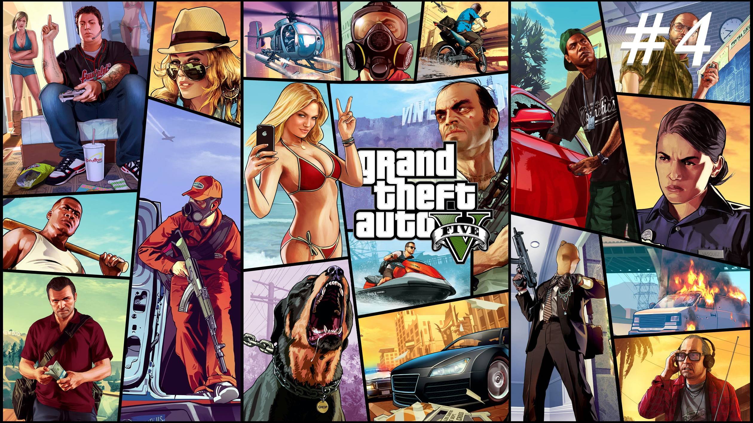 Прохождение Grand Theft Auto V. Часть 4. Запись стрима.