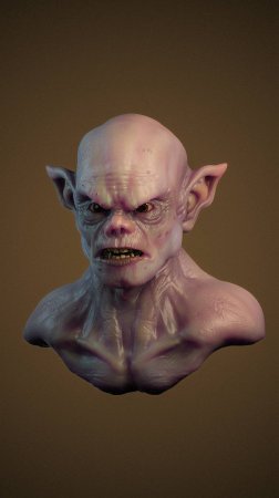 Sculpting Creature Bust #3d #art
