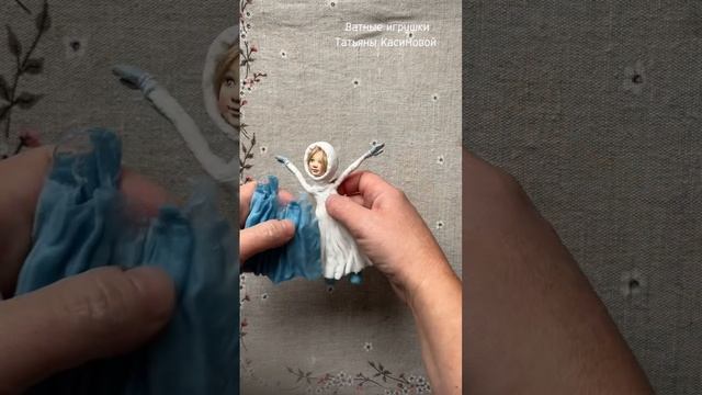 Процесс появления девочки-снегурочки ❄️🩵❄️