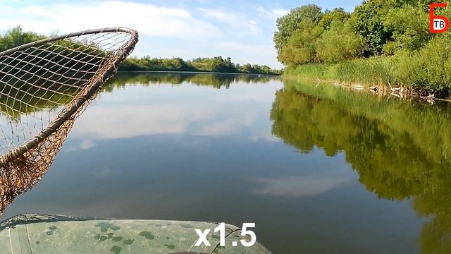 Рыбалка с лодки на реке Терса (приток Медведицы)