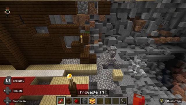 Испытание новых динамитов в minecraft майнкрафт!!! на особняке.