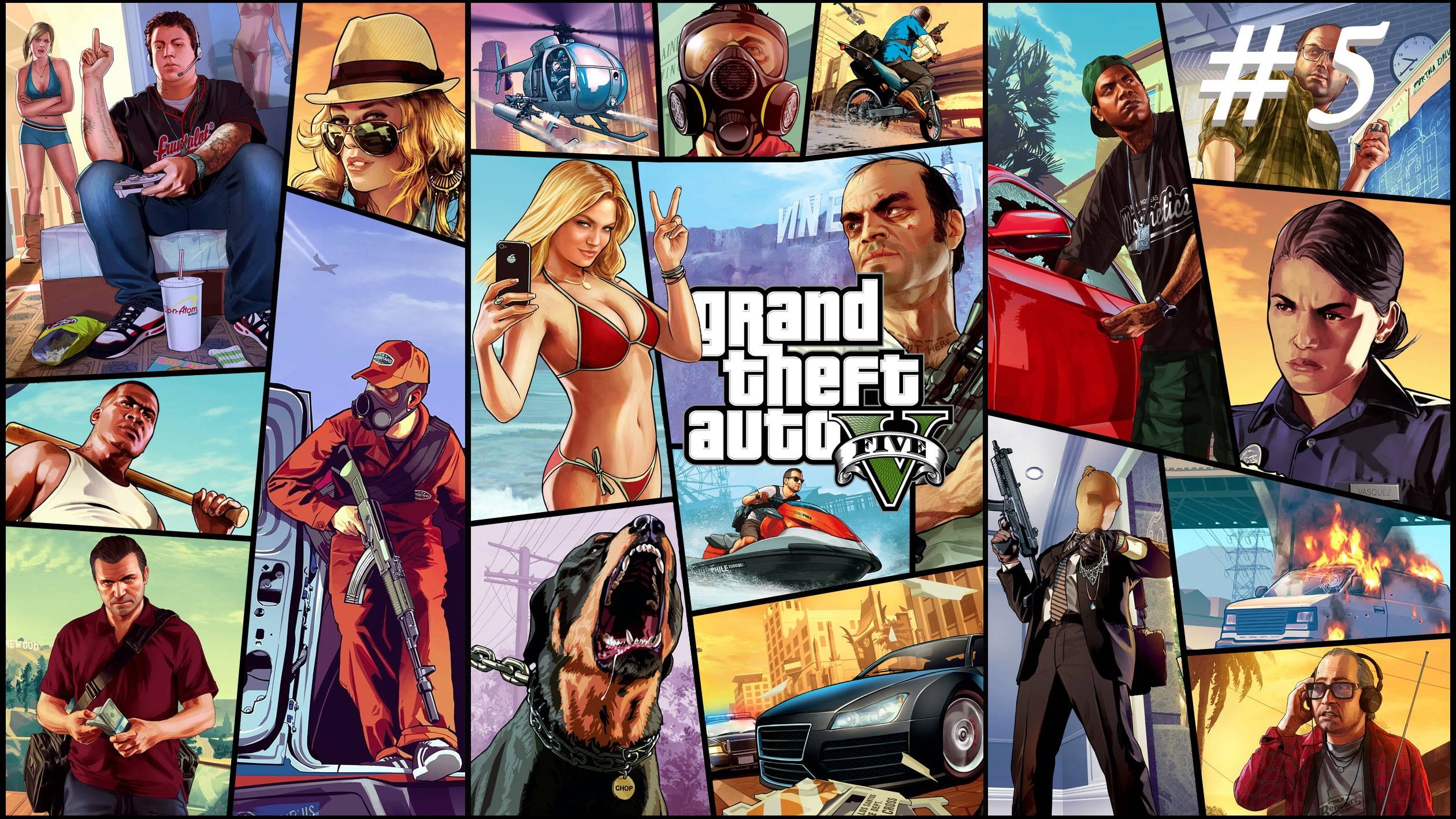 Прохождение Grand Theft Auto V. Часть 5. Запись стрима.