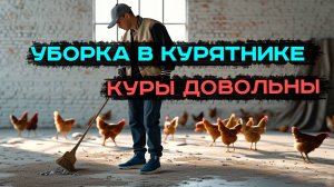 Уборка в курятнике. Подготовка курятника к зиме