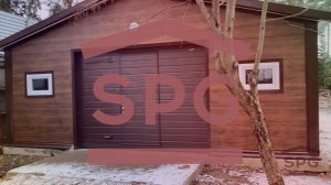 Гараж из сэндвич-панелей. Габариты 5,5 х 8 м., высота 3,5 м.