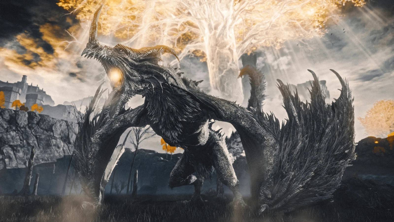 Elden Ring: Shadow of the Erdtree -  Дракон зубатой горы