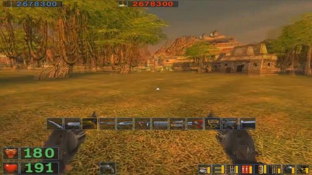 Прохождение Игры Serious Sam The Second Encounter Часть 4: Змеиные Дворы!!!
