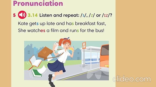 Go Getter 1 unit 6 - pronunciation